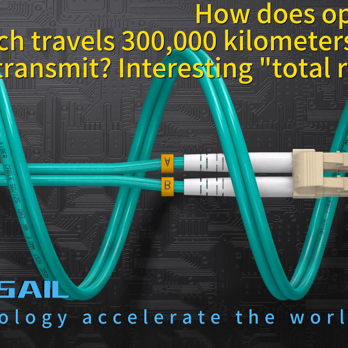 Uncovering the rapid speed of fibre optic transmission – vandesail