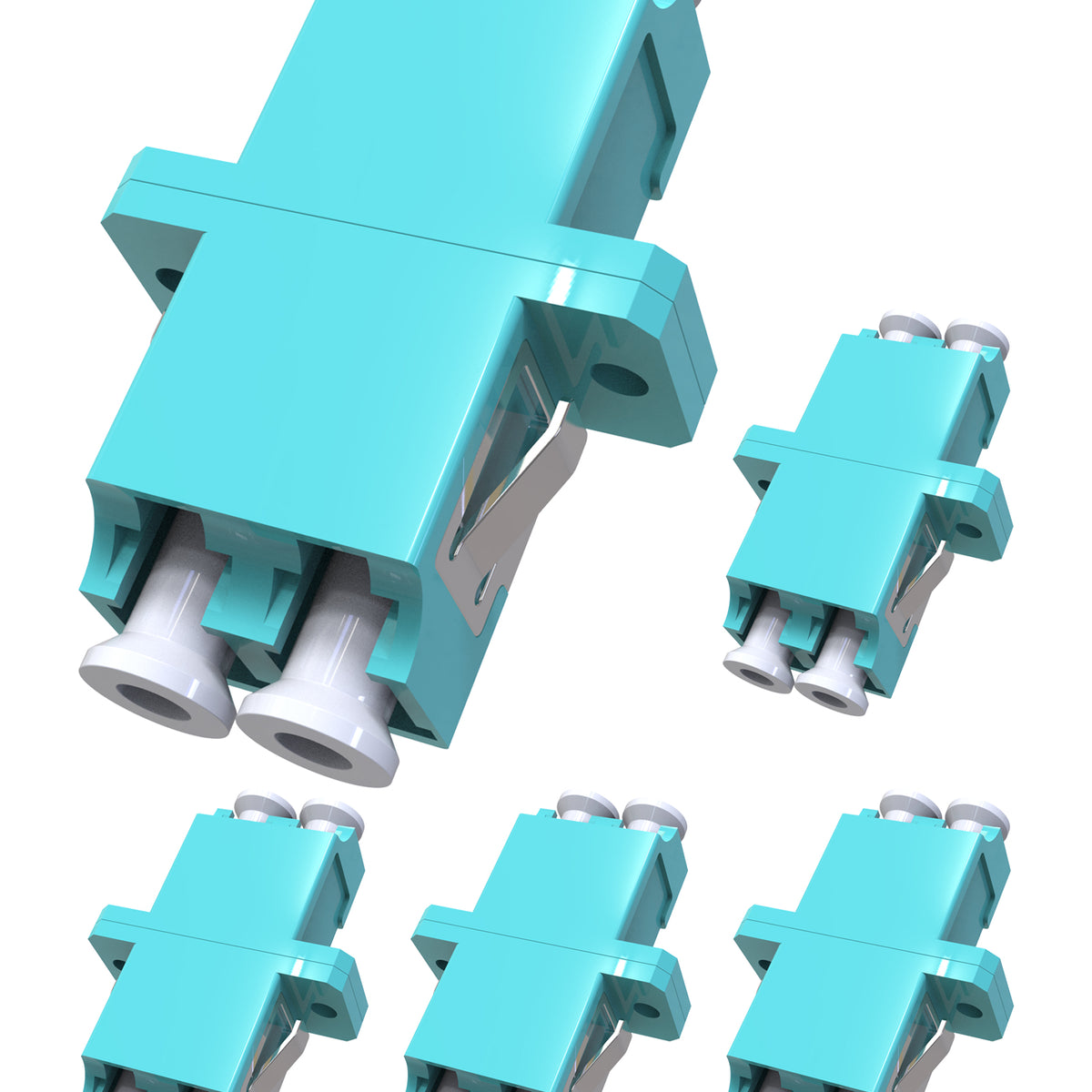 LC Fiber Optic Coupler, LC to LC Female Fiber Coupler, Duplex Fiber Op ...