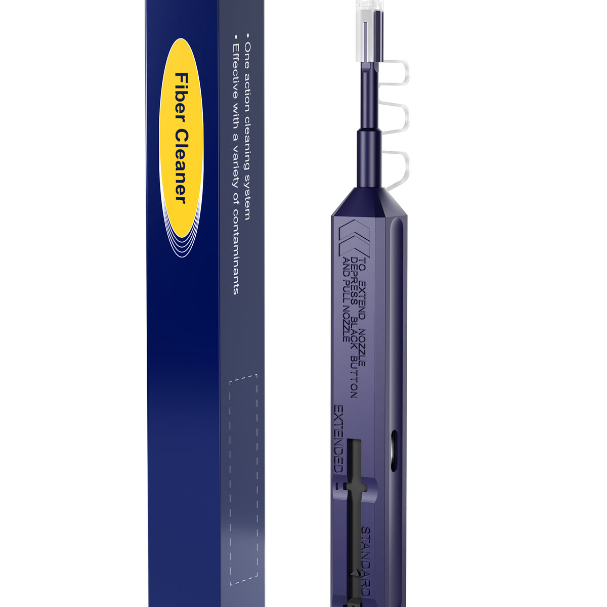 LC Fiber Cleaner, Fiber Optic Cleaning Pen LC/MU one click fiber optic ...