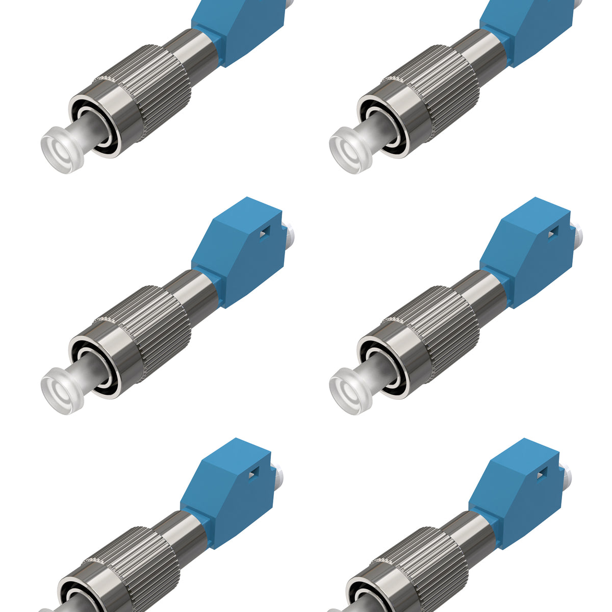 FC Male to LC Female Adapter, Single Mode Hybrid FC to LC Connector Si ...